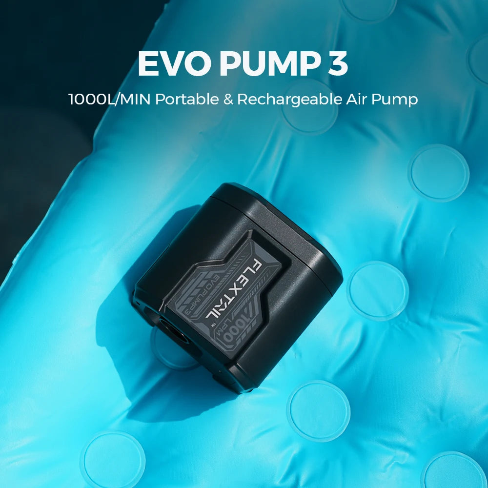 FLEXTAIL EVO PUMP 3 - 5kPa Electric Air Pump Rechargeable Air Pump wit ...